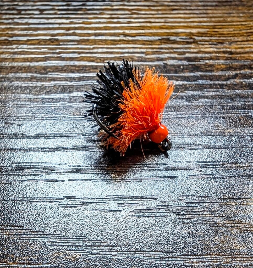 Orange & Black Blob. – Fly Fishing Flies – Granite City Fishing